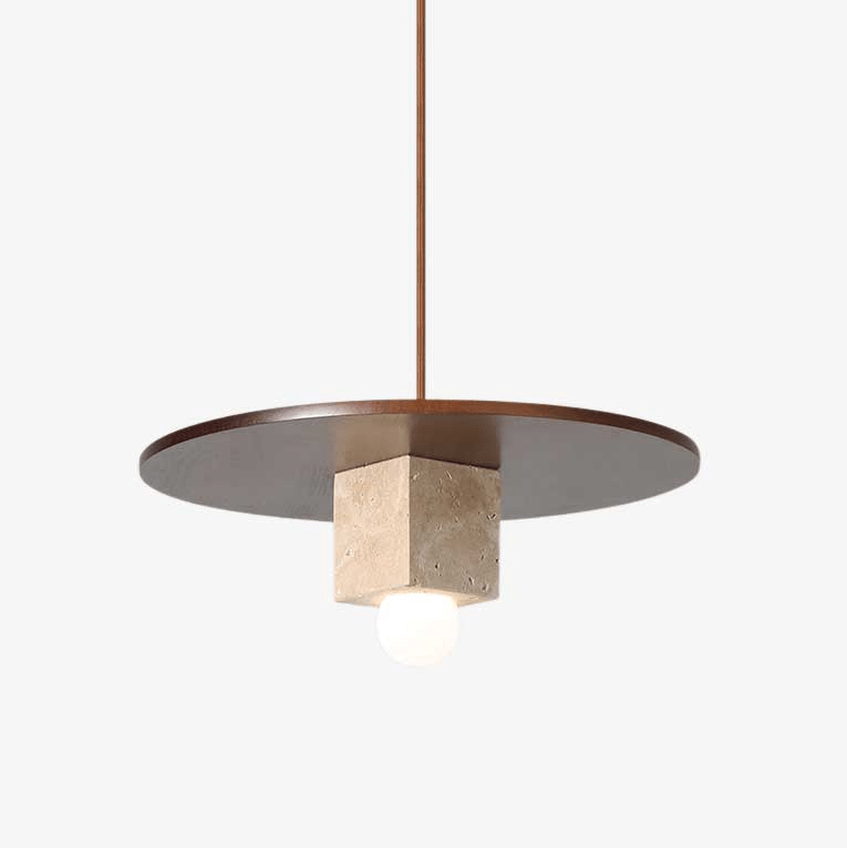 Tondo Stone Disc Pendant Light – Keyming