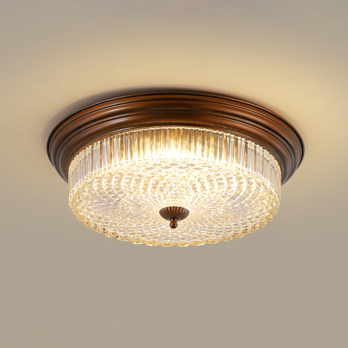 Retro Flush Ceiling Lamp – Keyming